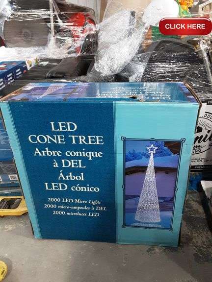LED Cone Tree - Rideau Auctions
