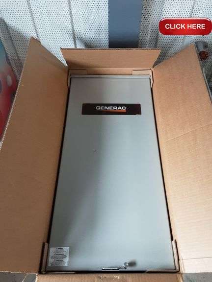 Generac electrical panel - Rideau Auctions
