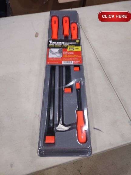 Tool tech 5pc HD prybar set - Rideau Auctions