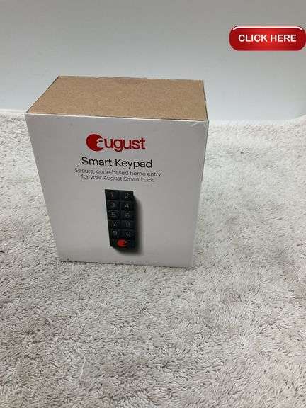 August smart keypad - Rideau Auctions