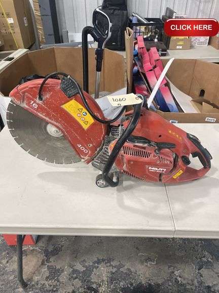 Hilti Concrete Saw - Rideau Auctions