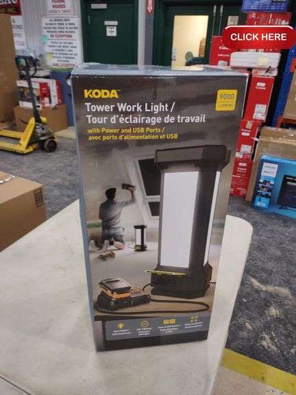 Koda tower work light - Rideau Auctions