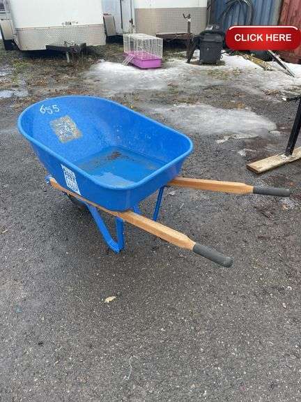 Blue Wheelbarrow - Rideau Auctions