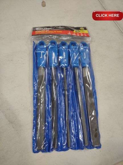 Tool tech 5pc steel file set - Rideau Auctions