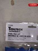 Tool tech 5pc steel file set - Rideau Auctions