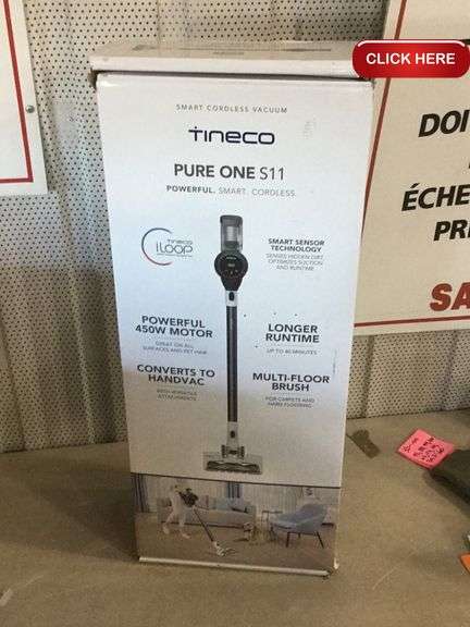 Tineco pure one s11 cordless vacuum - Rideau Auctions