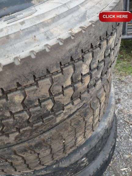 4- 11r-22.5 tires on rims - Rideau Auctions