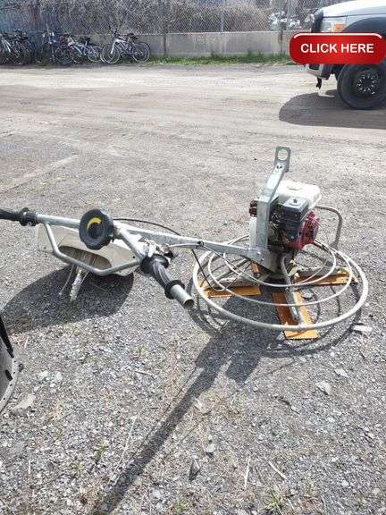 Remix power trowel w Honda gas engine - Rideau Auctions