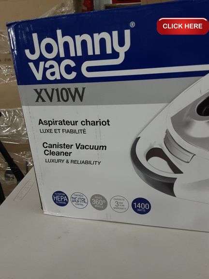 Johnny Vac vacuum cleaner on wheels - Rideau Auctions