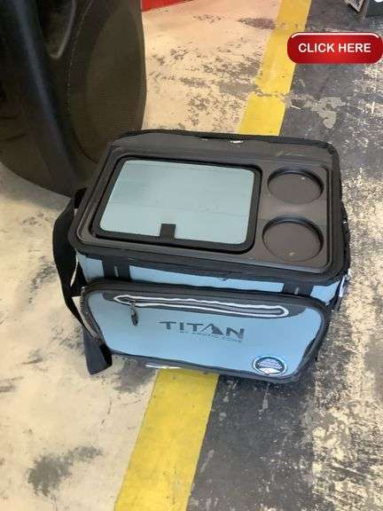 Titan By Arctic Zone Bag Cooler with Cups Holders - Rideau Auctions