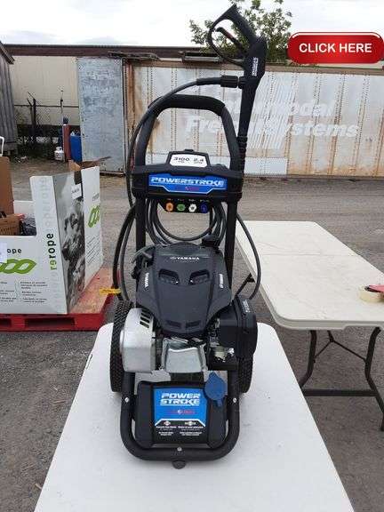 Power Stroke by Yamaha 3100 max psi gas pressure washer - Rideau Auctions