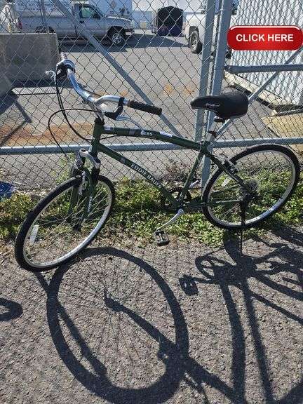 Men's green Eddie Bauer EBS hybrid bike, 20" - Rideau Auctions