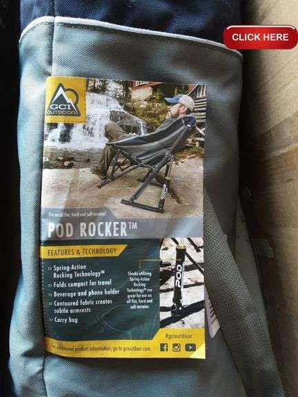 Pod rocker camping Chair - Rideau Auctions