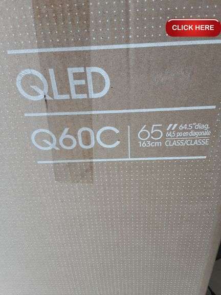 Samsung Smart TV QLED Q60C TV, 65" - Rideau Auctions