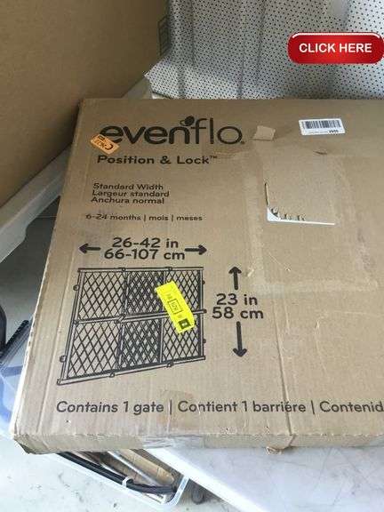 Evenflo safety gate - Rideau Auctions
