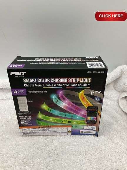 Smart color chasing strip light - Rideau Auctions