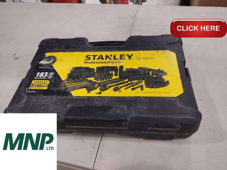 Stanley 183pc socket set - Rideau Auctions
