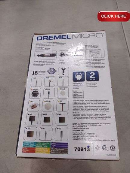 Dremel micro 8vmax - Rideau Auctions