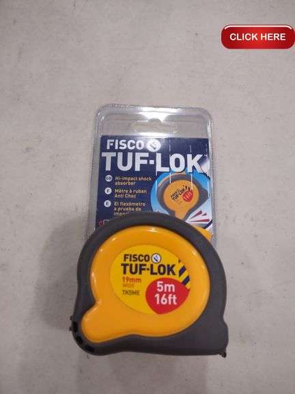Fisco tuf-lok 16' measuring tape - Rideau Auctions