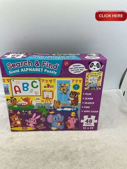 Search & Find alphabet puzzle - Rideau Auctions