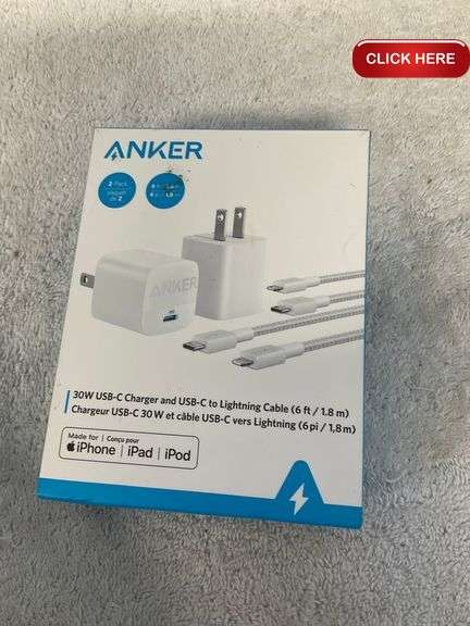 Anker fast charging kit - Rideau Auctions