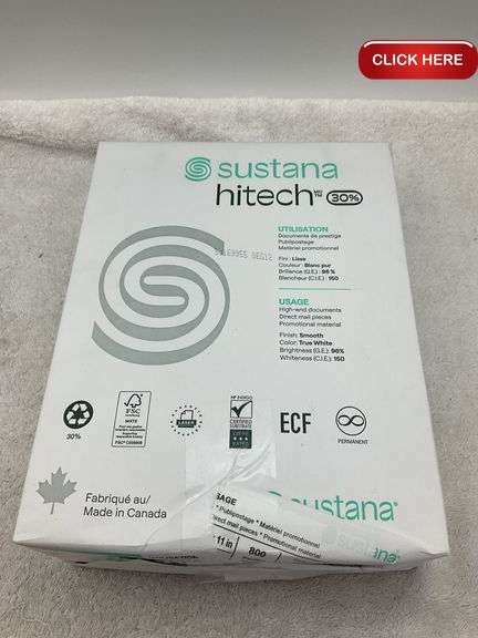 Paper (8 1/2” x 11”) 800 sheets - Rideau Auctions