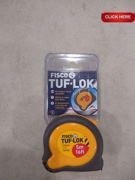 Fisco Tuf-Lok 16' measuring tape - Rideau Auctions