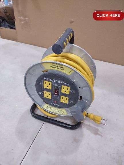 Link-2-home electrical reel yellow - Rideau Auctions