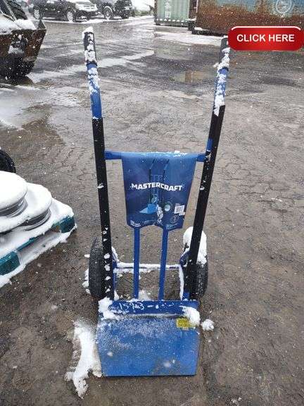 MasterCraft mega hand cart (blue) - Rideau Auctions