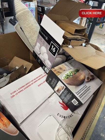 Mixed skid of broken items, damaged, missing pieces - Rideau Auctions