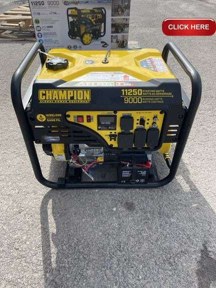 Champion Generator - Rideau Auctions