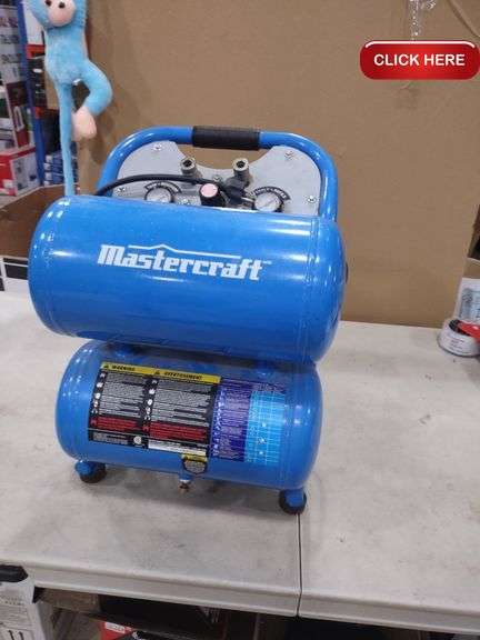 MasterCraft 5 gallon air compressor - Rideau Auctions