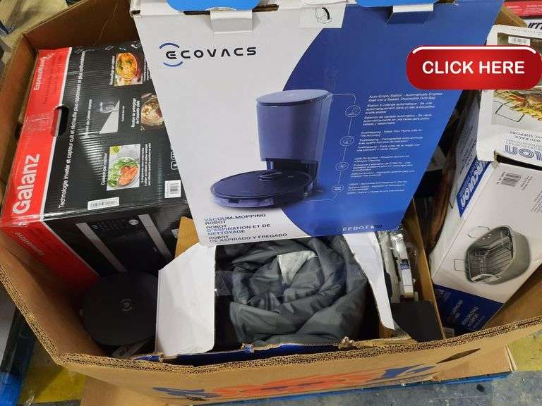 Mixed skid of broken items, damaged, missing pieces - Rideau Auctions
