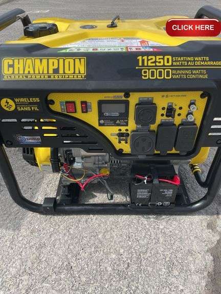 Champion Generator - Rideau Auctions