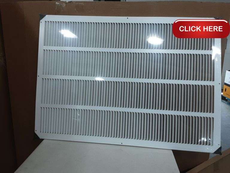 White return air grill - Rideau Auctions