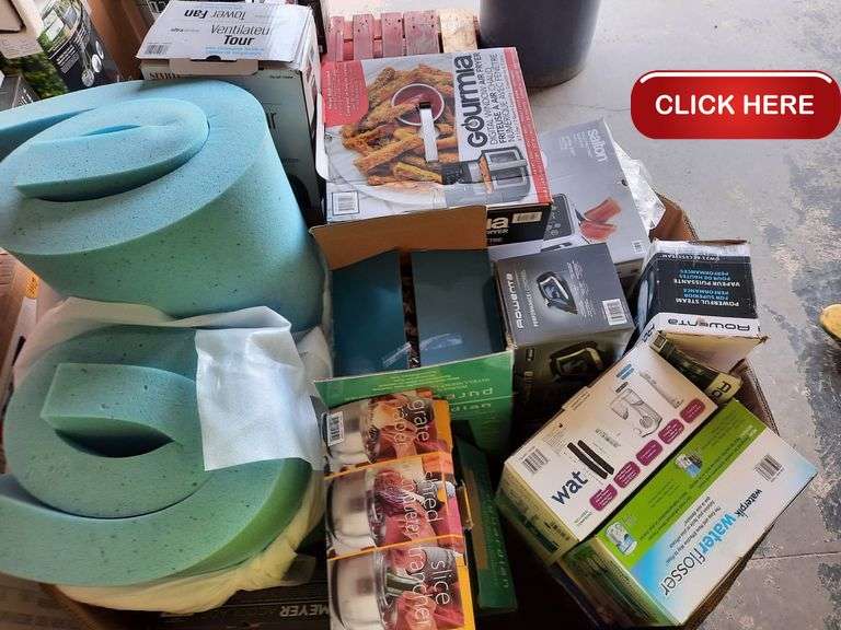 Mixed skid of broken items, damaged, missing pieces - Rideau Auctions