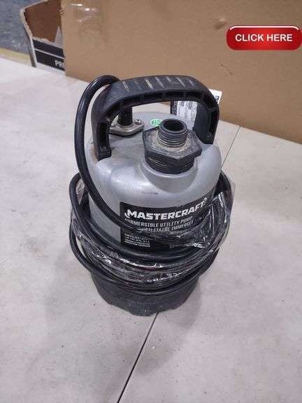 MasterCraft submirsable utility pump - Rideau Auctions