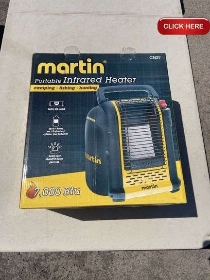 Box of (2) Martin Infrared Heaters - Rideau Auctions