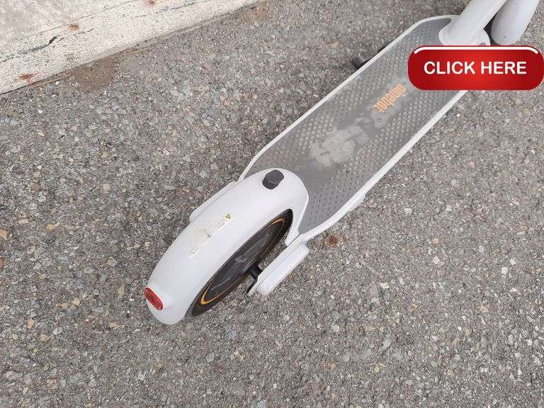 Ninebot electric scooter - Rideau Auctions
