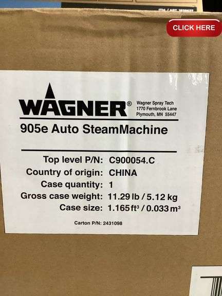 Wagner auto steam machine - Rideau Auctions
