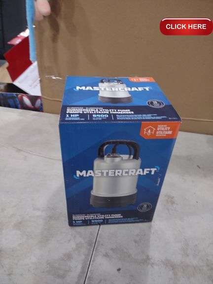 MasterCraft submersible utility pump - Rideau Auctions
