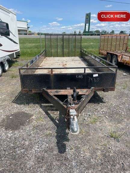 2007 JDJ Trailer Mfg. Flat Deck - Rideau Auctions