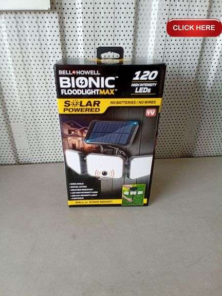 Solar Powered Bionic Floodlight Max - Rideau Auctions