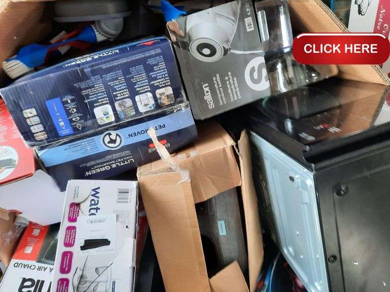 Mixed skid of broken items, damaged, missing pieces - Rideau Auctions