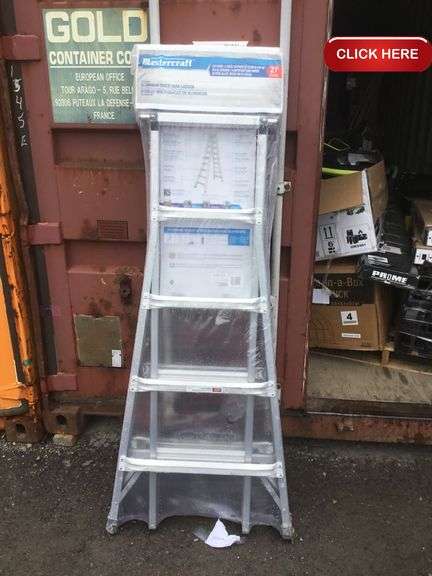 Mastercraft aluminum multi task ladder - Rideau Auctions