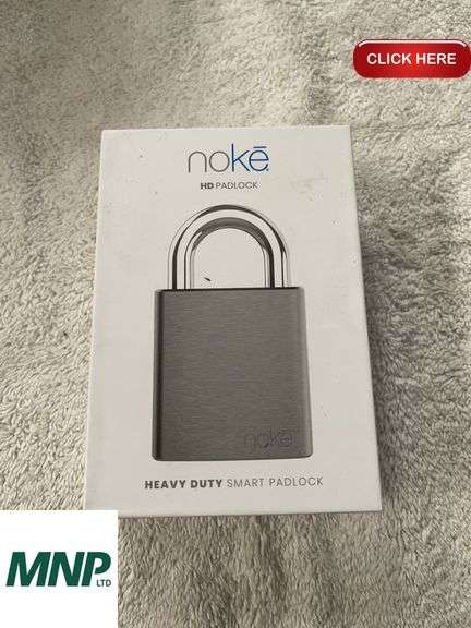Noke heavy duty smart padlock - Rideau Auctions