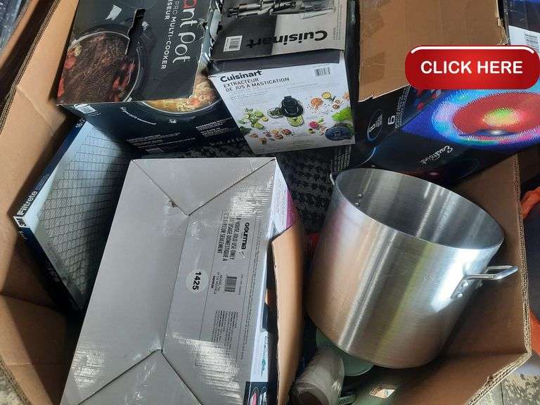 Mixed skid of broken items, damaged, missing pieces - Rideau Auctions