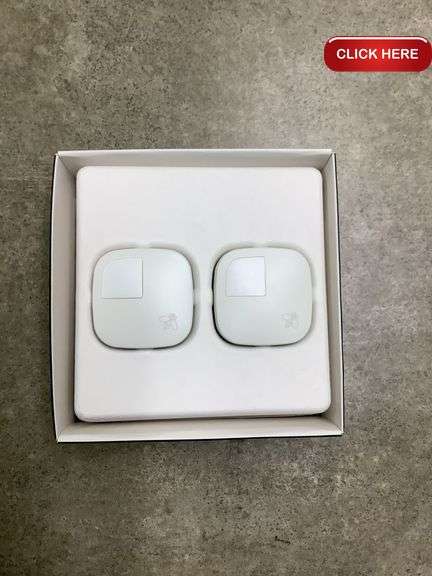 Ecobee 2 room sensors with stands - Rideau Auctions