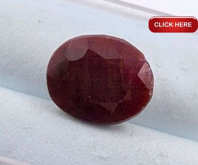 6.49 ct Certified Madagascar Ruby gemstone Untreated ($7,850 Appraisal ...