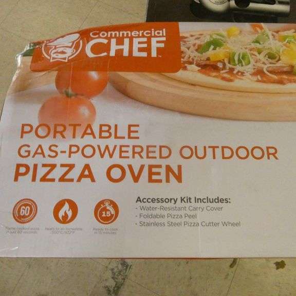Commercial Chef Portable Pizza Oven - Rio Grande Trade